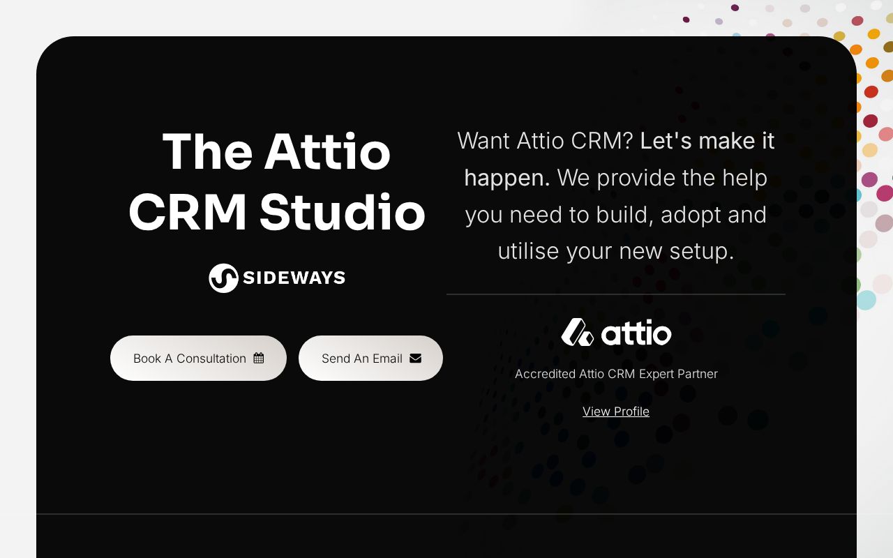 Sideways - The Attio GTM Studio